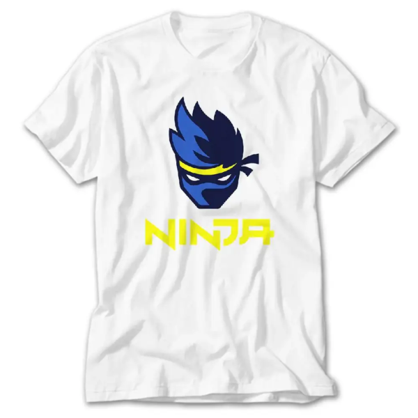 Ninja Streamer White T-Shirt – tuvetu | shop online | worldwide delivery